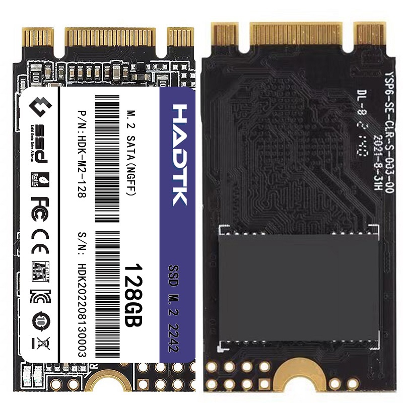 HADTK SSD 128GB/256GB/512GB NGFF 2242 M.2 SATA 3D NAND Internal Solid ...