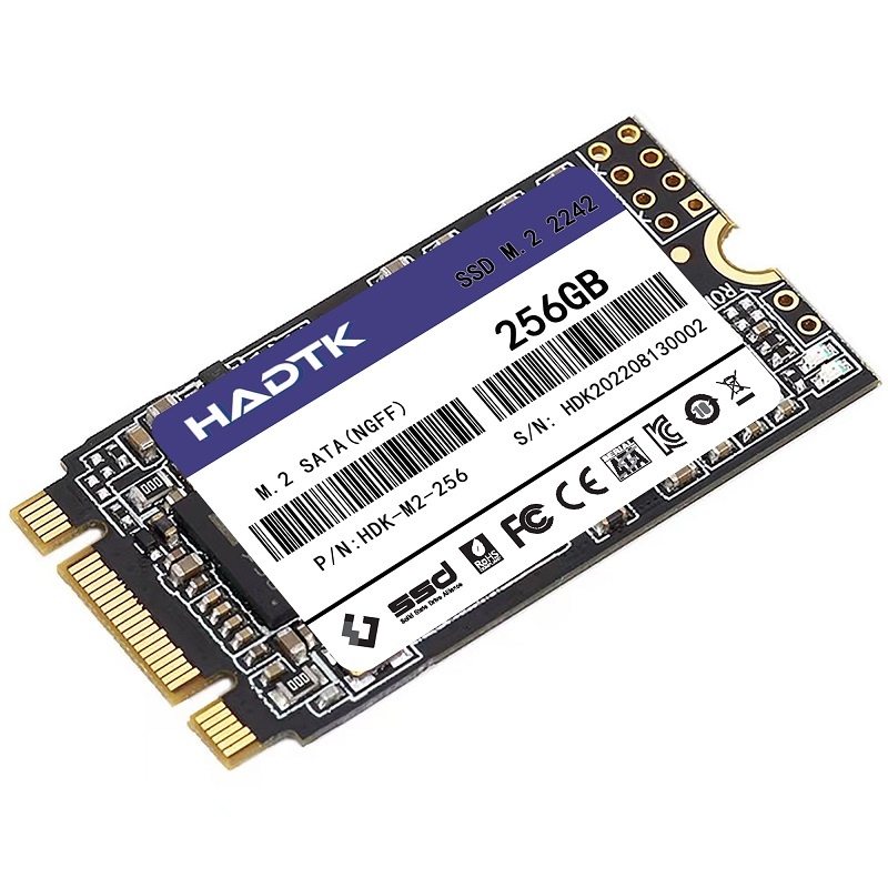 HADTK SSD 128GB/256GB/512GB NGFF 2242 M.2 SATA 3D NAND Internal Solid ...